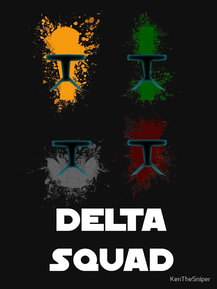 "Republic Commando - Delta Squad Alt" T-shirt for Sale by KenTheSniper ...