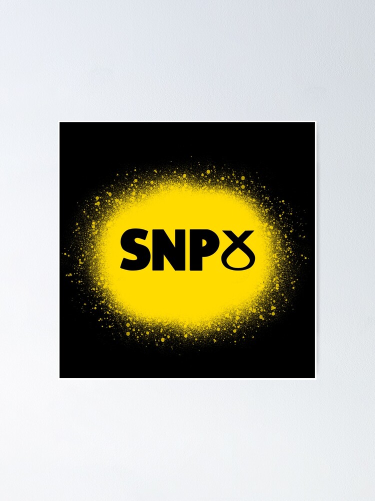 "SNP mini paint splats " Poster for Sale by Melville-Magic | Redbubble