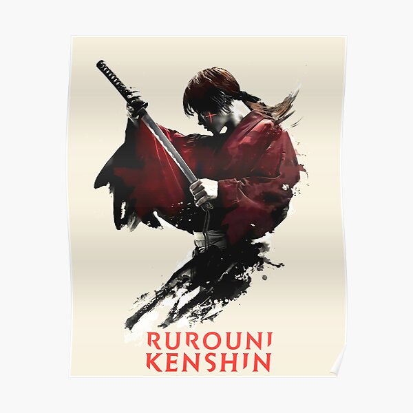 "Himura Kenshin Poster" Poster for Sale by funk7 | Redbubble
