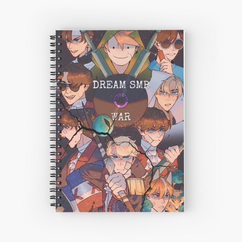 "dream smp all characters " Spiral Notebook for Sale by Outofbox21 ...