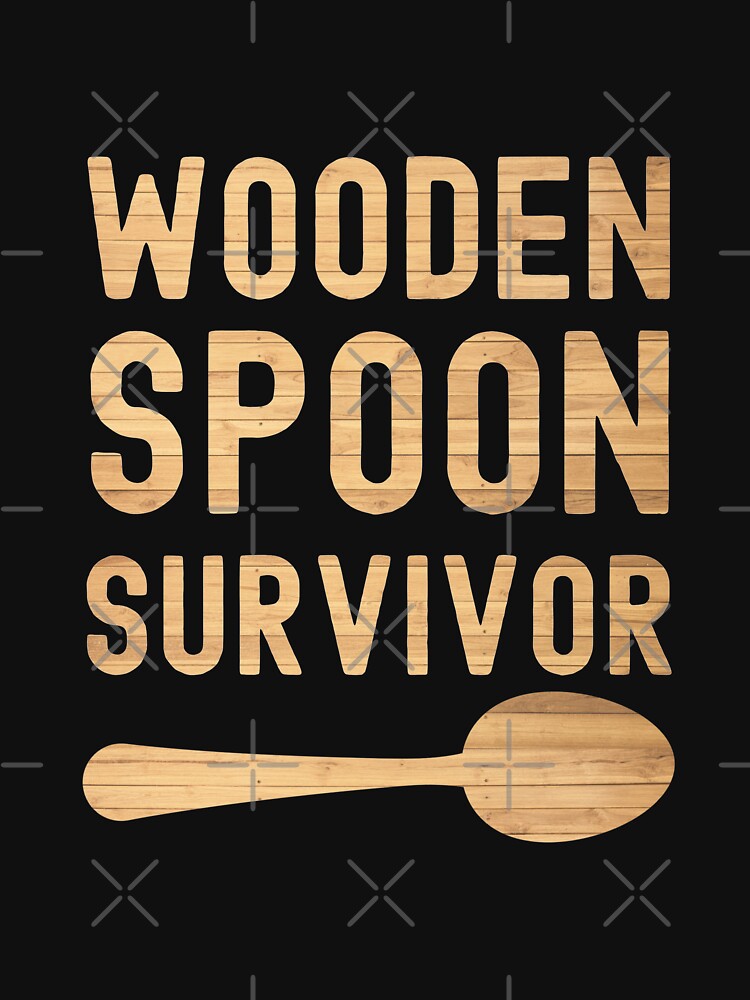 Wooden Spoon Survivor T Shirt By Nikhilmehra0810 Redbubble