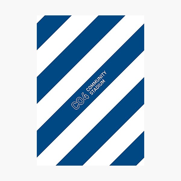 Lámina fotográfica «CUFC - Rayas de fútbol del estadio comunitario» de ...