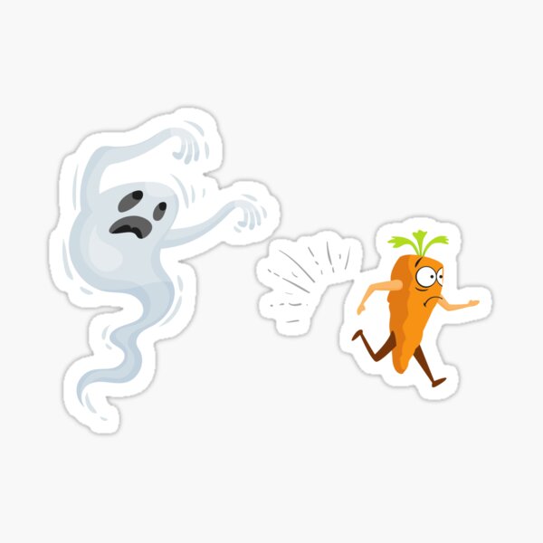 "SCREAMING CARROT " Sticker for Sale by BasmatiShop | Redbubble