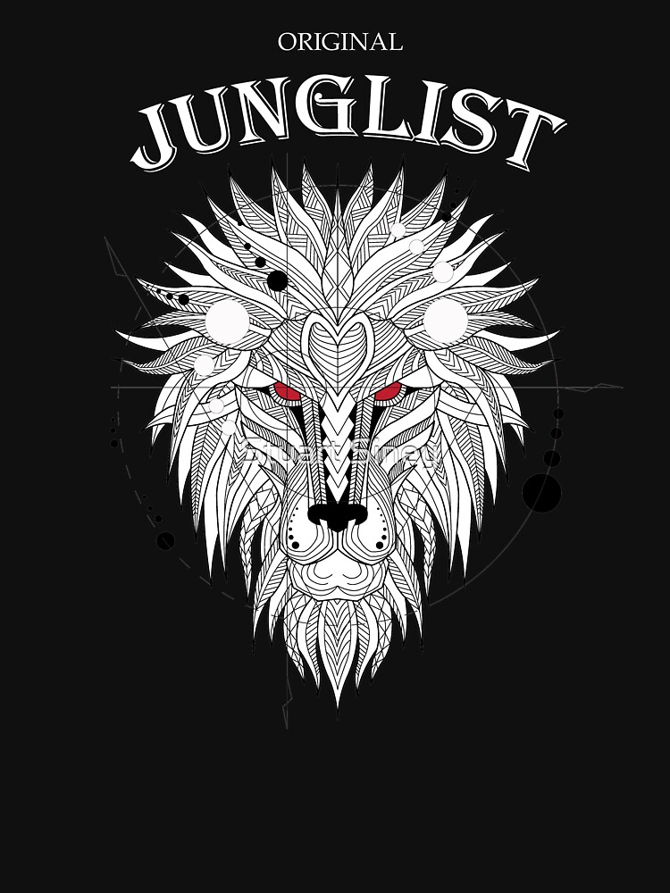"Original Junglist Drum and Bass Lion DnB Head" T-shirt for Sale by ...