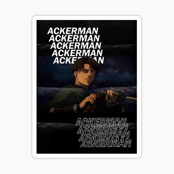 "Levi Ackerman" Sticker for Sale by coni9 | Redbubble