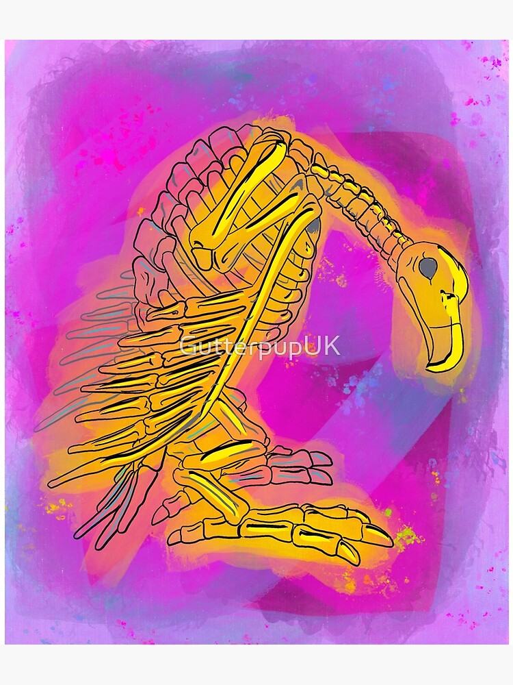 "Neon Vulture" Poster by GutterpupUK | Redbubble