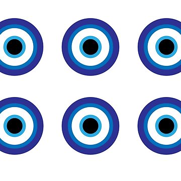 "Turkish Evil Eye (Nazar) bead symbol stickers, Istanbul" Sticker for ...