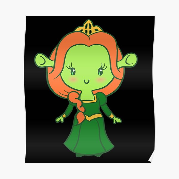 "Fiona Princess Kawaii Chibi" Poster for Sale by Marry1102 | Redbubble