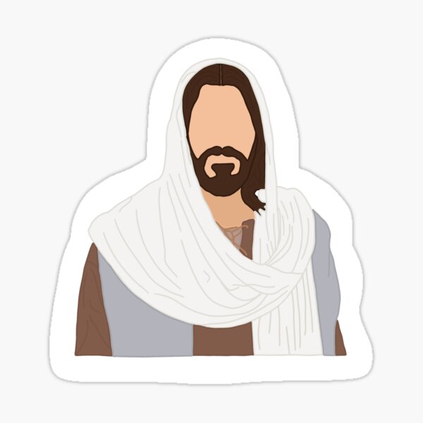 "Sticker of Jesus " Sticker by maceemerrell | Redbubble