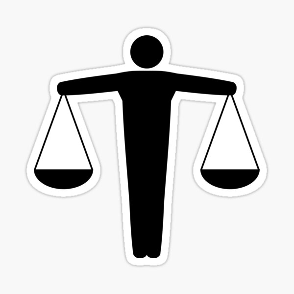 "BALANCE" Sticker by auraclover | Redbubble