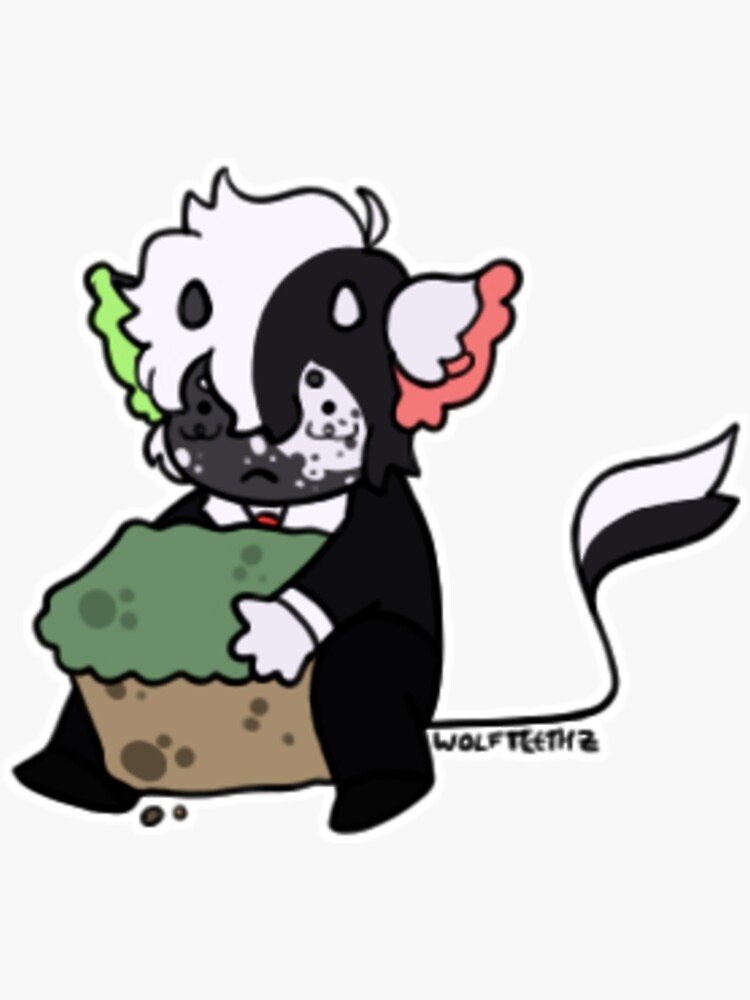 "small but knowing ranboo" Sticker for Sale by wolfteethz | Redbubble