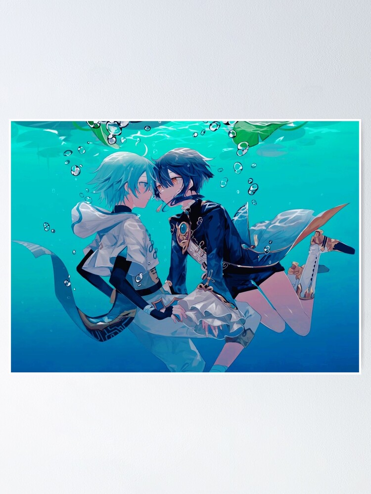 "Chongyun x Xingqiu | Genshin Impact" Poster for Sale by Reigill ...