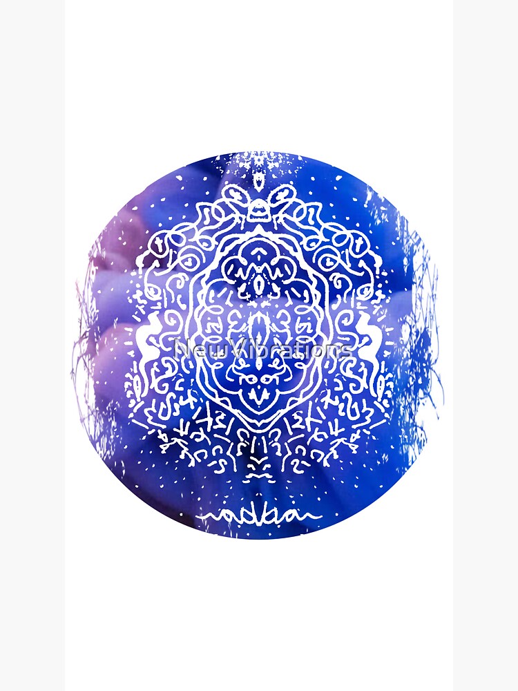 "Illumination Throat Chakra" Sticker by NewVibrations | Redbubble