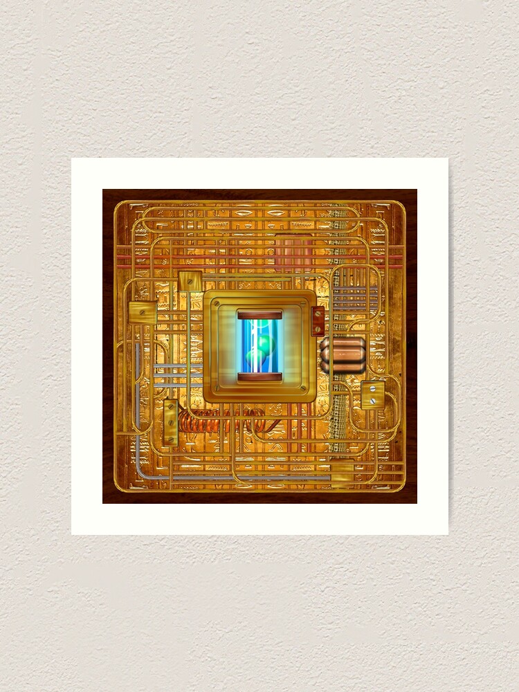 "Steampunk Circuit Board #1138" Art Print for Sale by SquareDog | Redbubble