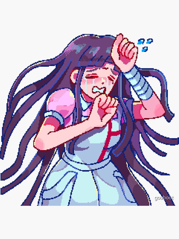 "Pixel Mikan Tsumiki" Sticker for Sale by gouboot | Redbubble