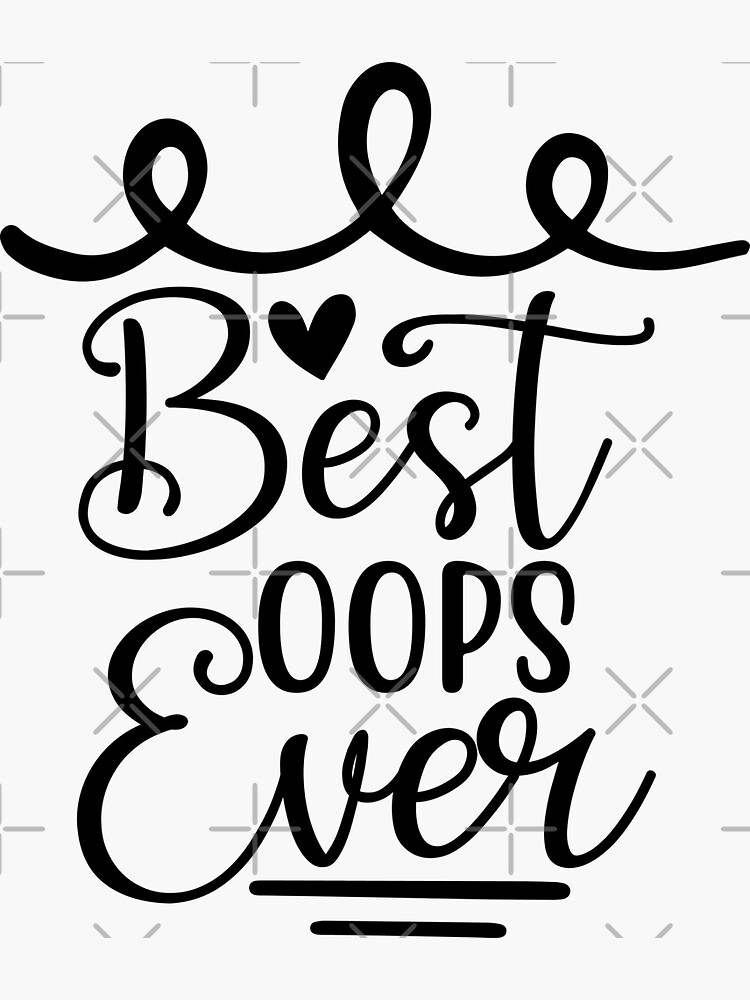 "Best Opps Ever" Sticker by philgames2d | Redbubble