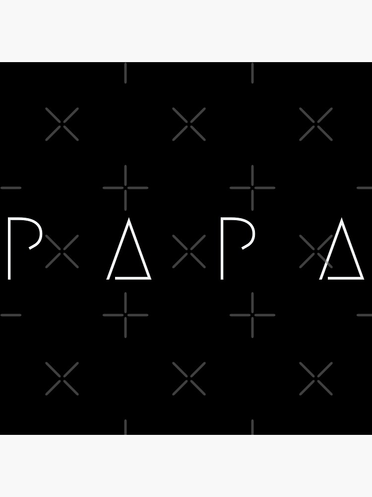 "Modern and unique papa logo" Poster for Sale by lotteandgriff | Redbubble