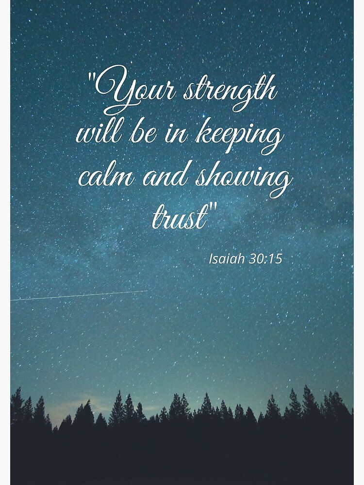 "JW-Jahrestext 2021, Jesaja 30:15, Große Geschenkidee für Zeugen ...