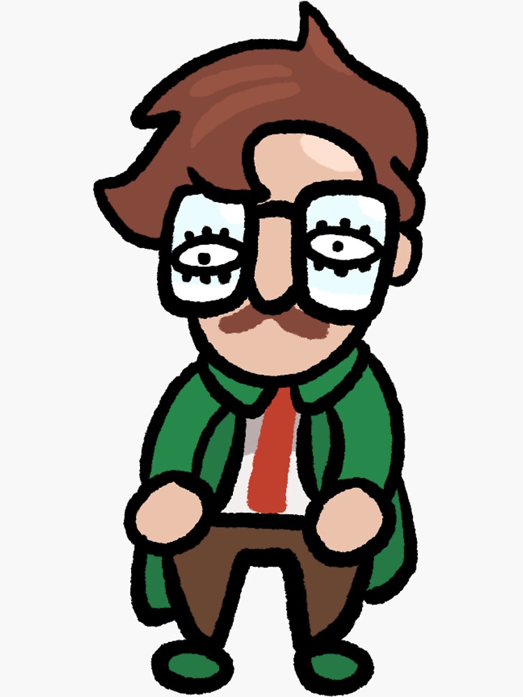 "Harvey Stardew Valley" Sticker for Sale by doug4days | Redbubble