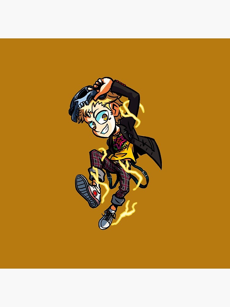 "Skull / Ryuji Persona 5 Chibi" Pin for Sale by Naitor5 | Redbubble