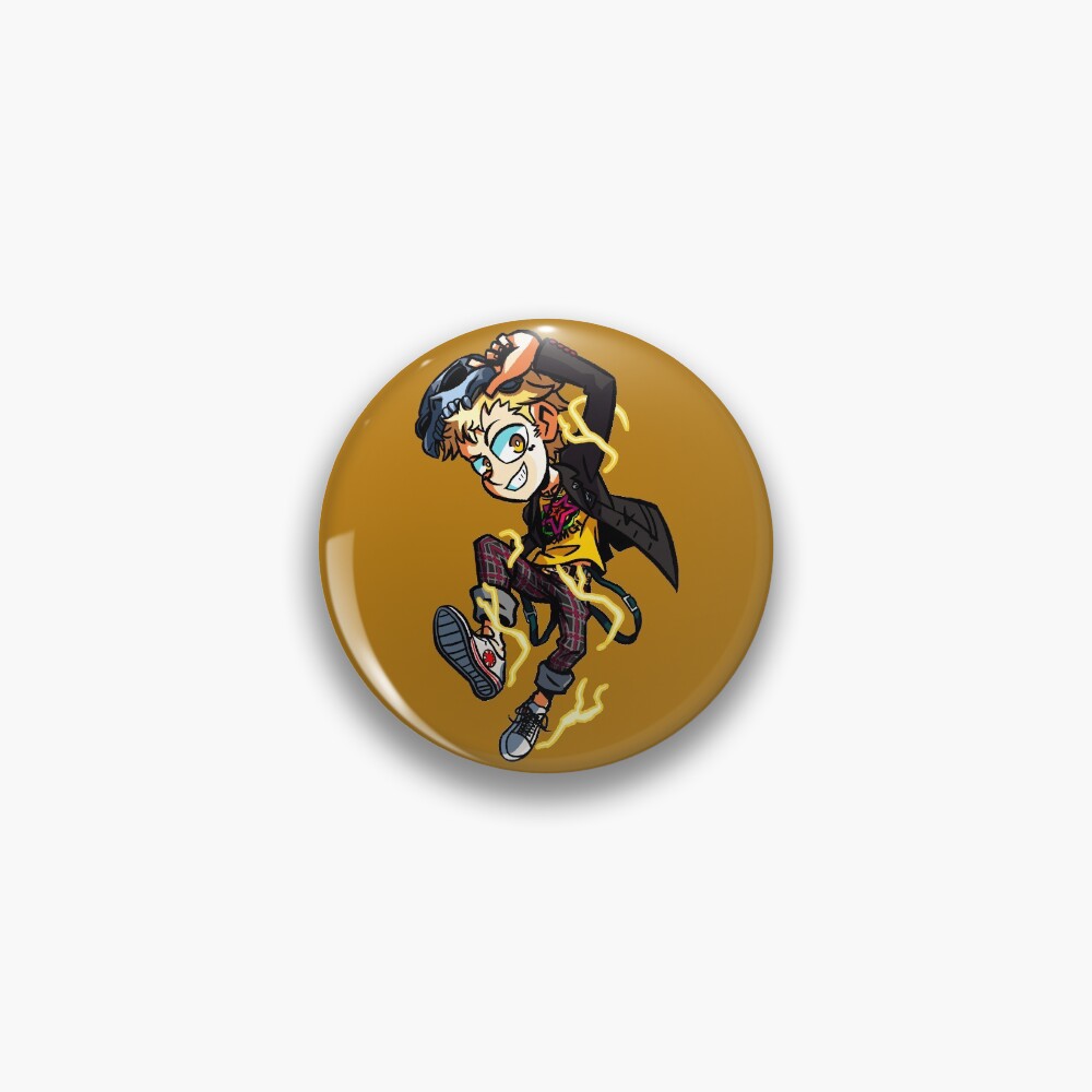 "Skull / Ryuji Persona 5 Chibi" Pin for Sale by Naitor5 | Redbubble