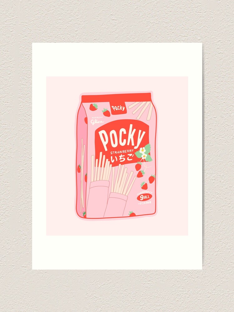 "Kawaii Japanese Snack [Pocky]" Art Print for Sale by illhustration ...
