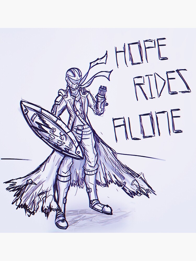 "Protoman Hope Rides Alone" Poster for Sale by HayateArt | Redbubble