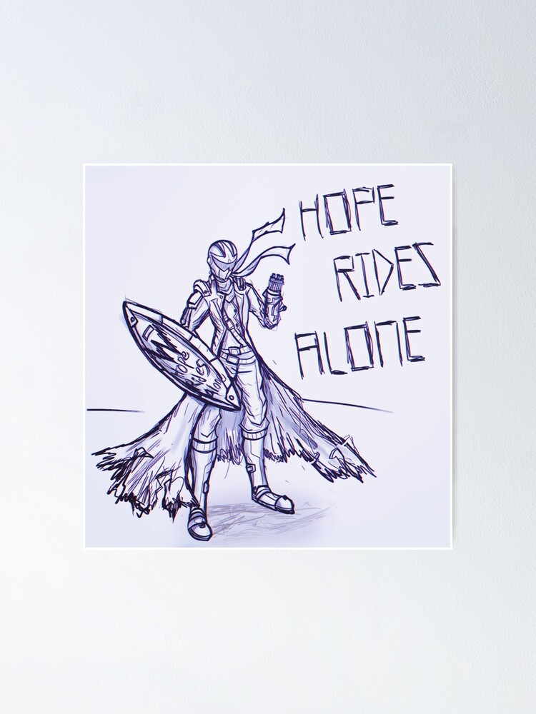 "Protoman Hope Rides Alone" Poster for Sale by HayateArt | Redbubble