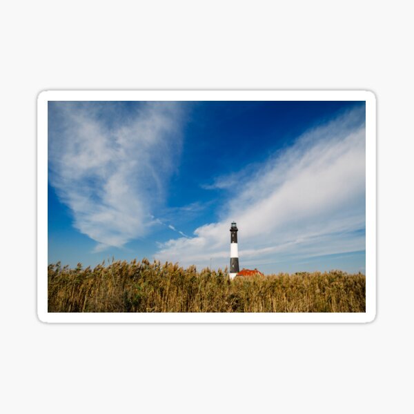 "Fire Island Lighthouse" Sticker by riotjane | Redbubble