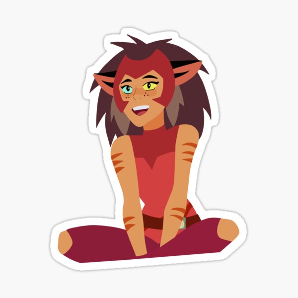 "Happy Catra // She-Ra and the Princess of Power" Sticker for Sale by ...
