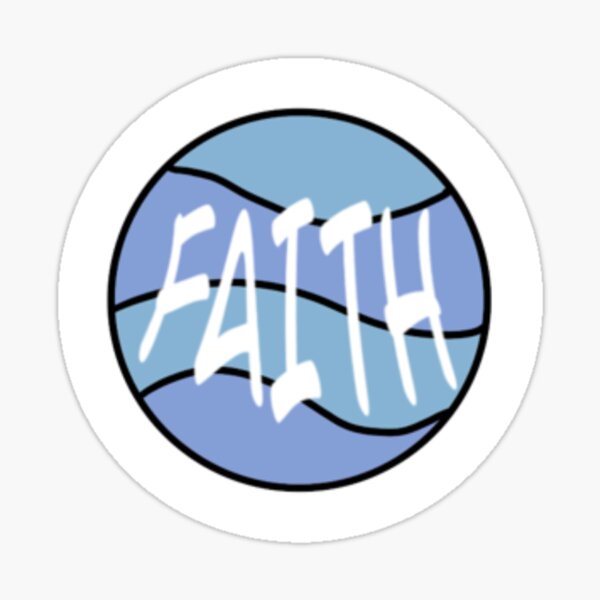 "Faith Blue Color Scheme" Sticker for Sale by stickers4stl21 | Redbubble