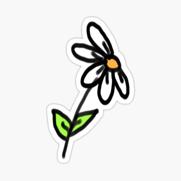 "Daisy doodle" Sticker for Sale by kaitlyn-223e4 | Redbubble