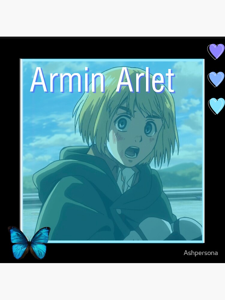 "Armin Arlet " Sticker by Ashpersona | Redbubble
