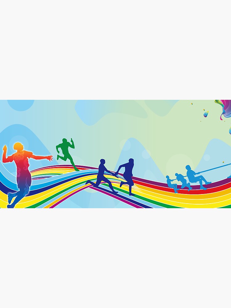 "Summer sports wallpapers" Sticker for Sale by chobend | Redbubble