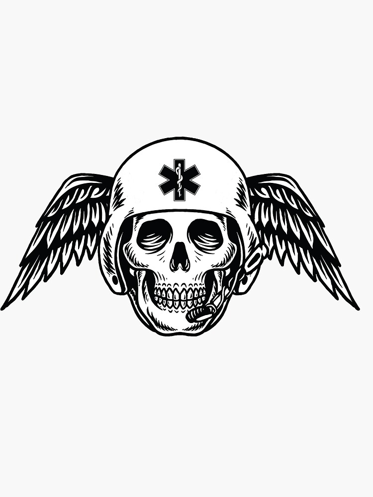 "Flight medic" Sticker for Sale by startrekred | Redbubble