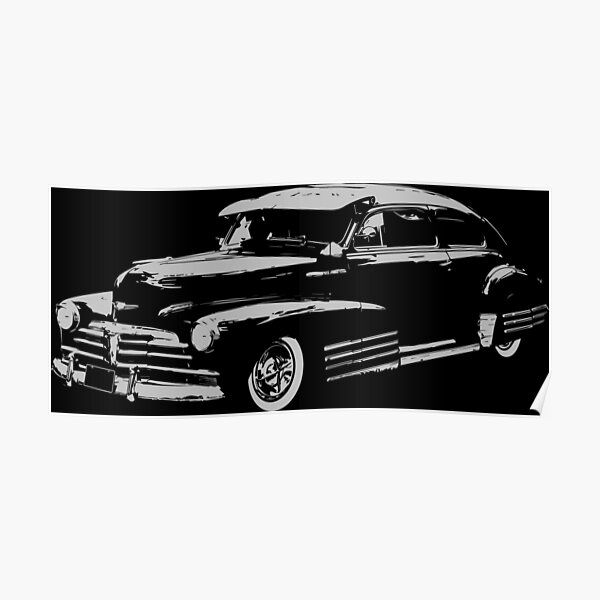 "1948 Chevy Fleetline" Poster by FromThe8Tees | Redbubble