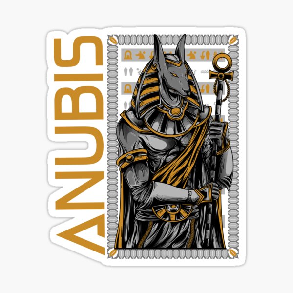 "Anubis" Sticker for Sale by TheDApprentice | Redbubble
