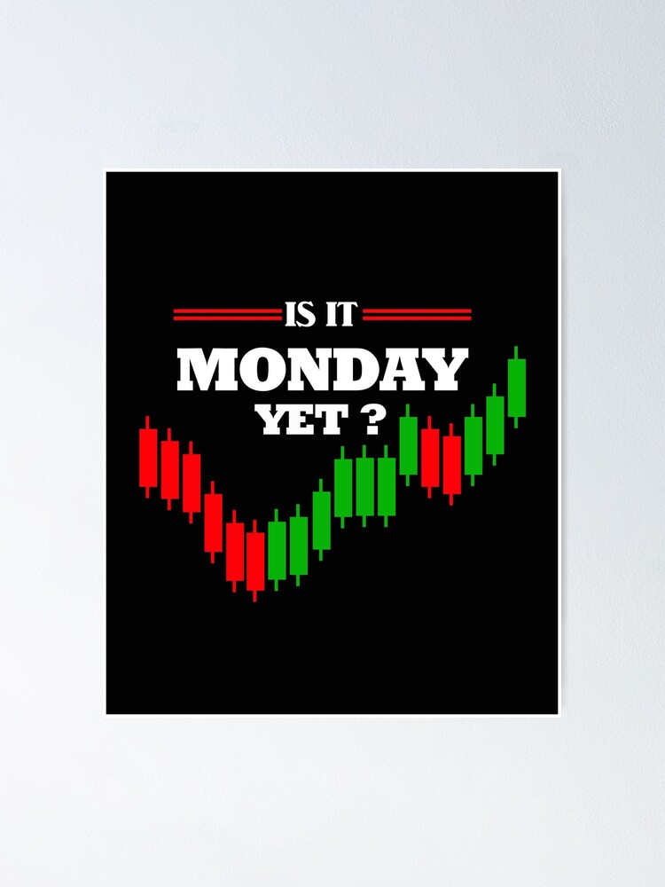 "is it monday yet" Poster by amedo14 | Redbubble