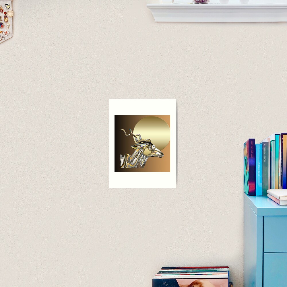 "Addax Antelope is Precious" Art Print for Sale by blurtsmum | Redbubble