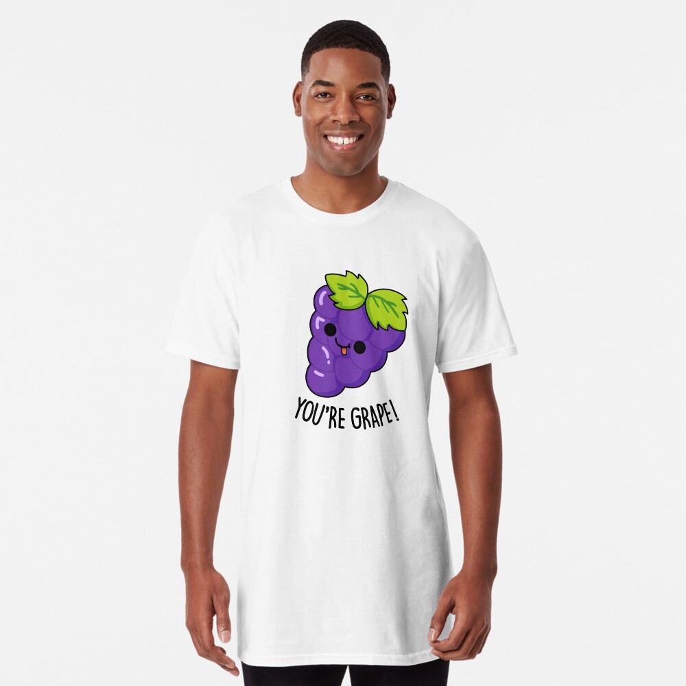 "You're Grape Funny Fruit Puns " Sticker for Sale by punnybone | Redbubble