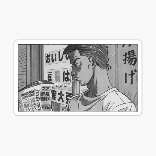 "Bunta Initial D" Sticker for Sale by KABZSLAPS | Redbubble