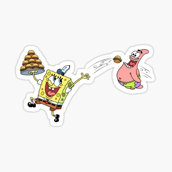 "SpongeBob & Patrick" Sticker for Sale by artxlife | Redbubble