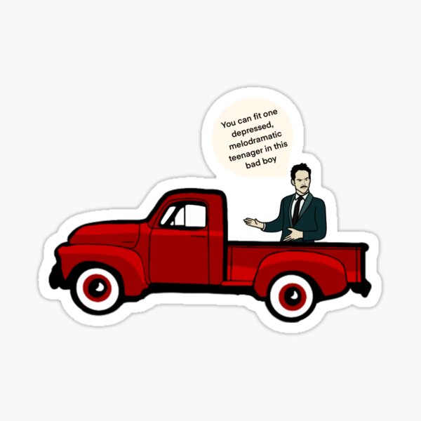 "Charlie Car Salesman Swan" Sticker for Sale by sporkswa | Redbubble