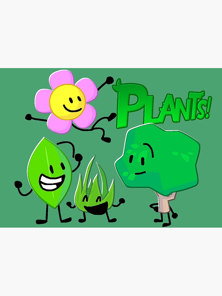 "BFDI Plant Characters" Art Print by tangydreamz | Redbubble