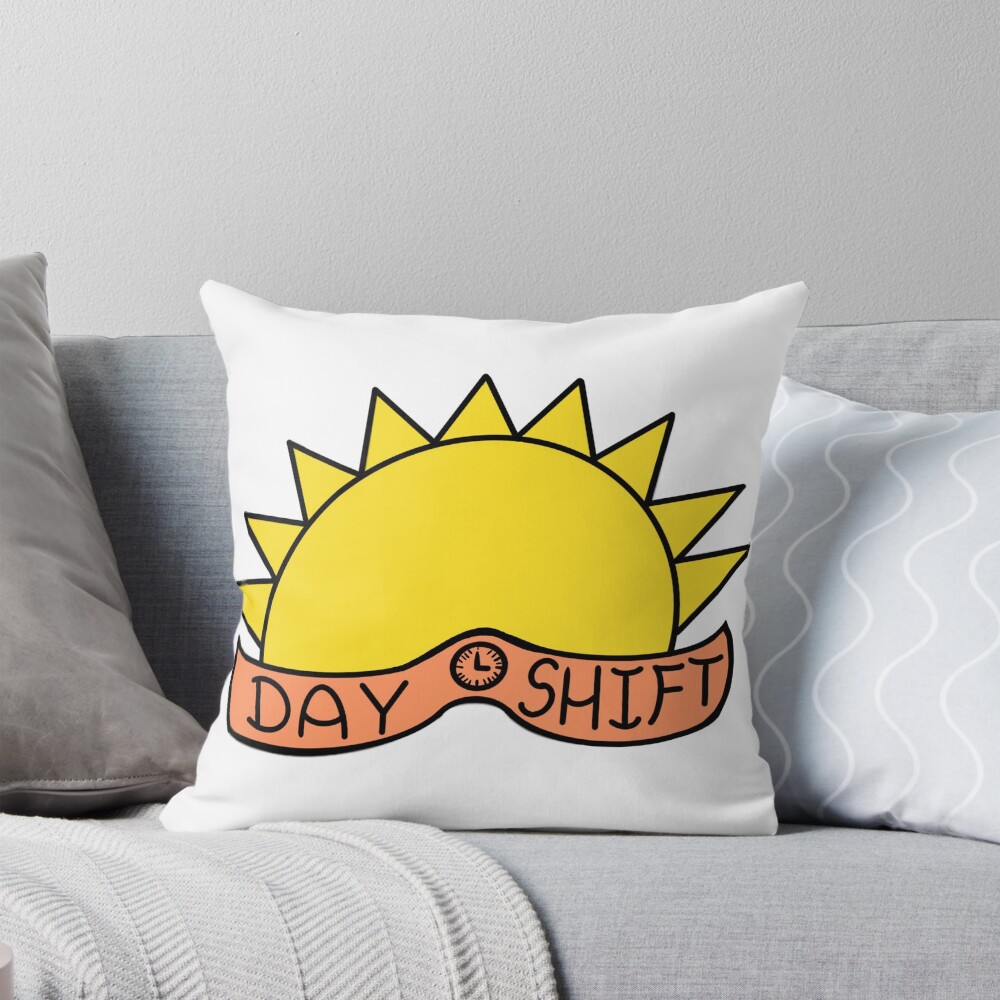 "Day Shift Represent!" Sticker for Sale by BeforeTheCrypt | Redbubble