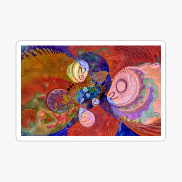 ""Lucky Numbers"" Sticker by wiscbackroadz | Redbubble