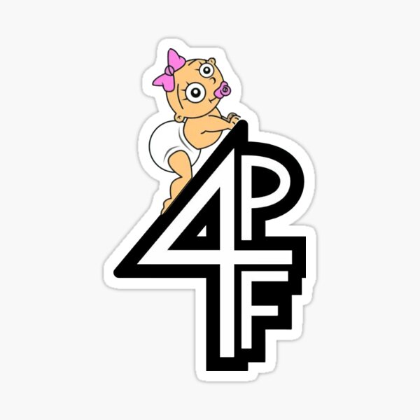 "4pf" Sticker for Sale by engelbertambros | Redbubble