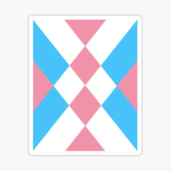 "Trans Pride Diamond" Sticker for Sale by sammi-ts | Redbubble