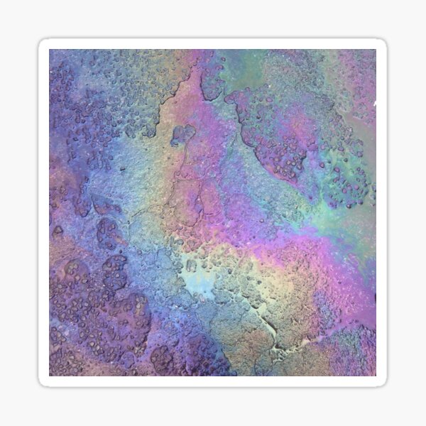 Oil Slick Stickers | Redbubble