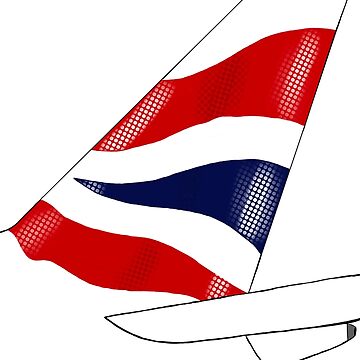 "British Aircraft Union Flag Tale Livery Illustration" Poster for Sale ...